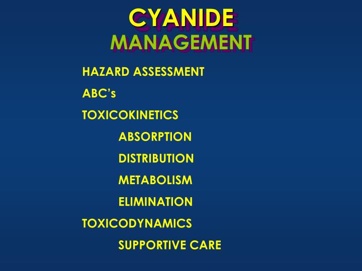 PPT - CYANIDE PowerPoint Presentation - ID:1204334
