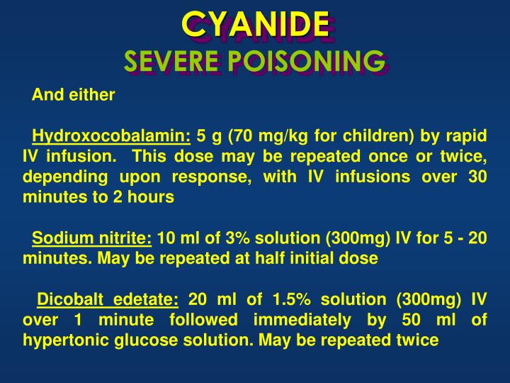 PPT - CYANIDE PowerPoint Presentation - ID:1204334