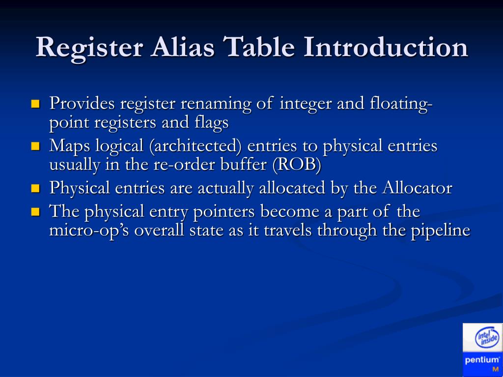 PPT - Intel Pentium M PowerPoint Presentation, free download - ID:1204790