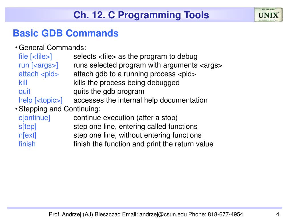 PPT - gdb: GNU Debugger PowerPoint Presentation, free download - ID:1205705 PPT - gdb: GNU Debugger PowerPoint Presentation, free download - ID:1205705