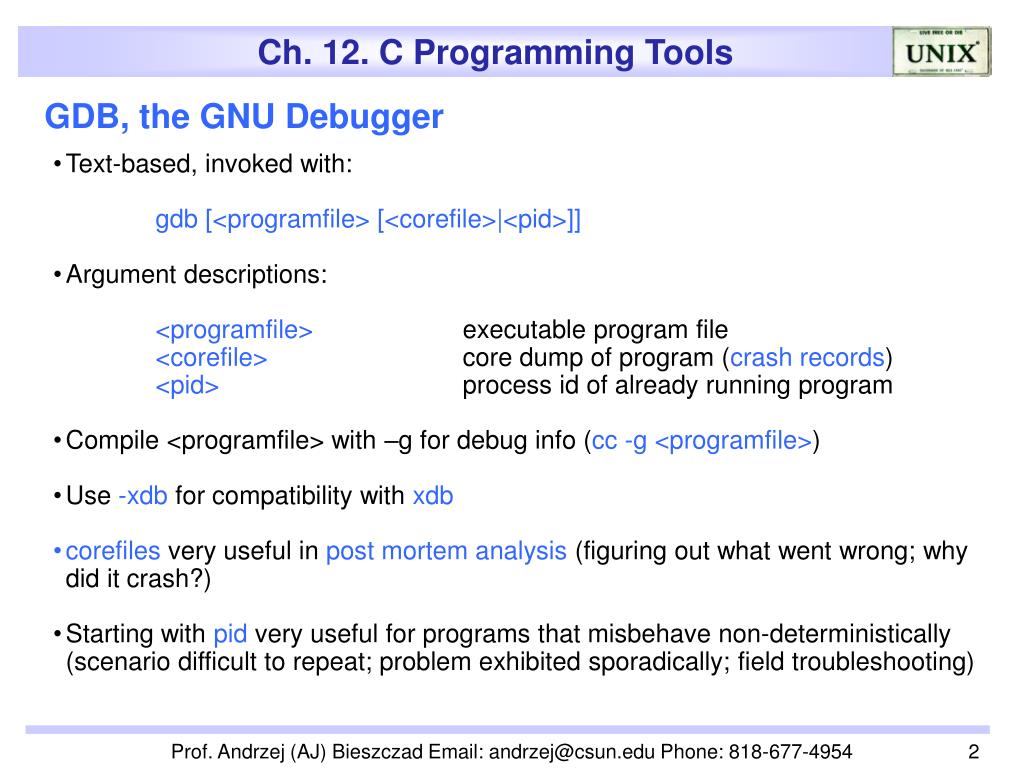 PPT - gdb: GNU Debugger PowerPoint Presentation, free download - ID:1205705 PPT - gdb: GNU Debugger PowerPoint Presentation, free download - ID:1205705