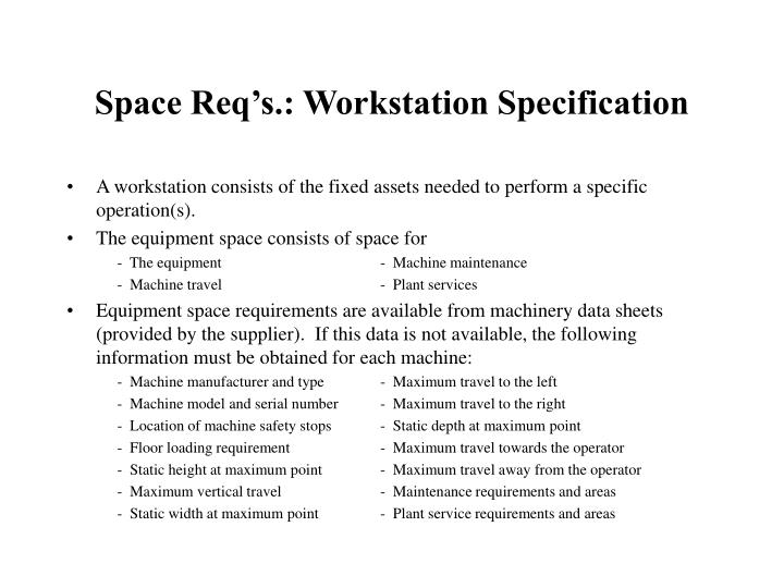PPT - Space Requirements PowerPoint Presentation - ID:1205722