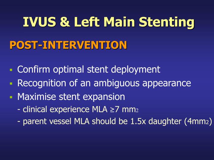 PPT - When I Use IVUS Neal Uren MD FRCP Consultant Cardiologist Royal ...