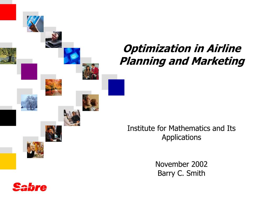 PPT - Optimization in Airline Planning and Marketing PowerPoint ...