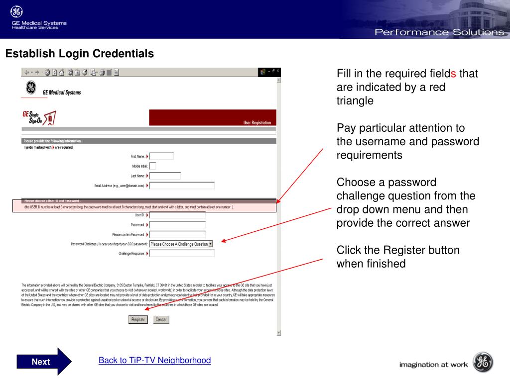 PPT - New User Registration PowerPoint Presentation, free download - ID ...