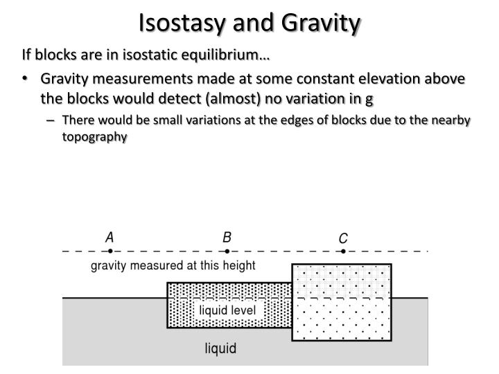 PPT - Large Scale Gravity and Isostasy PowerPoint Presentation - ID:1205993