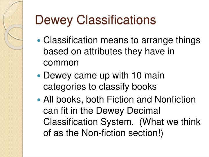 PPT - The Dewey Decimal System: An Overview PowerPoint Presentation ...
