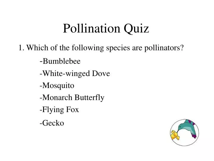 PPT - Pollination Quiz PowerPoint Presentation, free download - ID:1206856