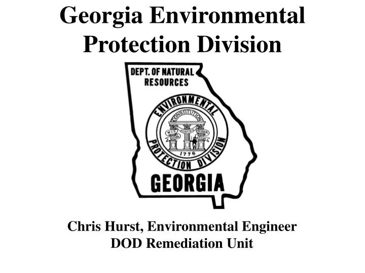 PPT - Georgia Environmental Protection Division PowerPoint Presentation ...