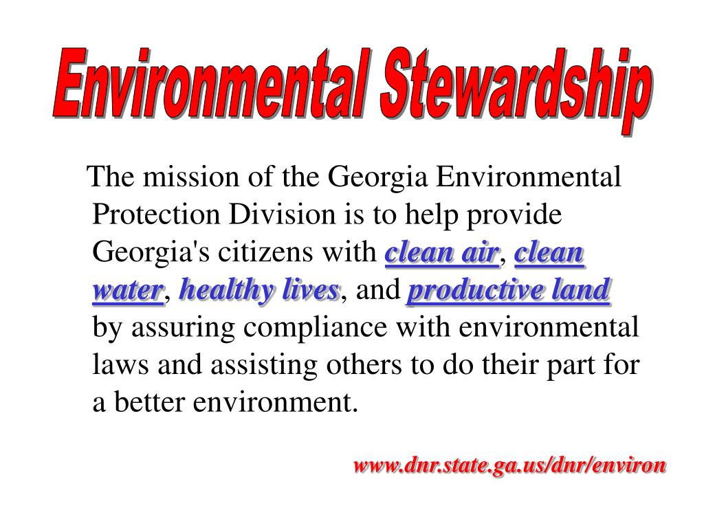 PPT - Georgia Environmental Protection Division PowerPoint Presentation ...