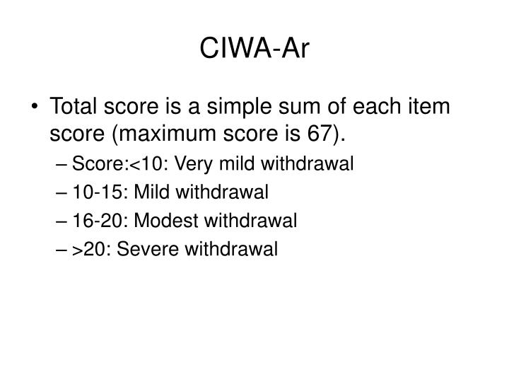 PPT - Alcohol Withdrawal PowerPoint Presentation - ID:1208710