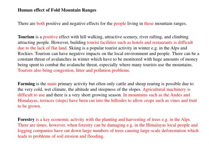 PPT - Tectonic Activity Fold Mountains Formation of Fold Mountains ...