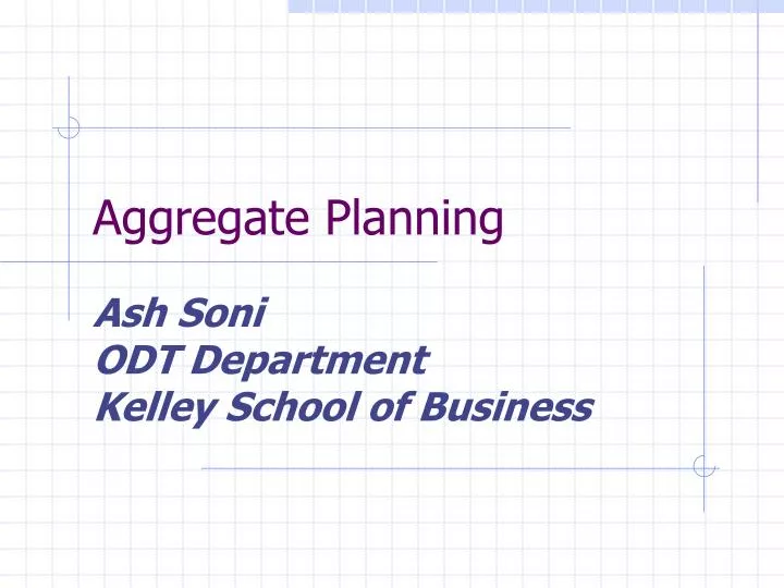 PPT - Aggregate Planning PowerPoint Presentation, free download - ID ...