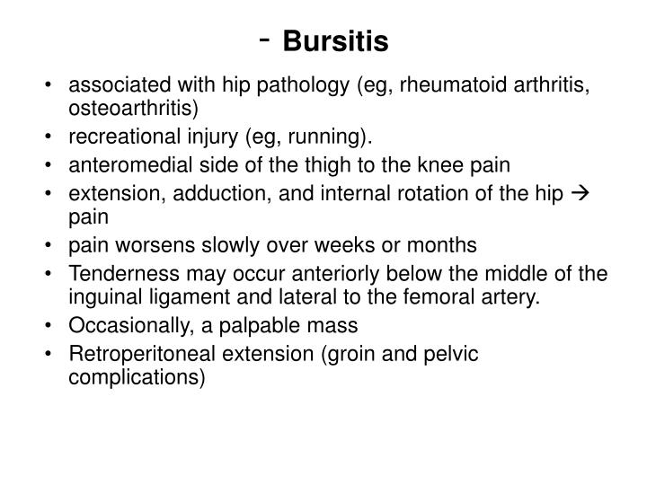 PPT - Trochanteric Bursitis PowerPoint Presentation - ID:1209260