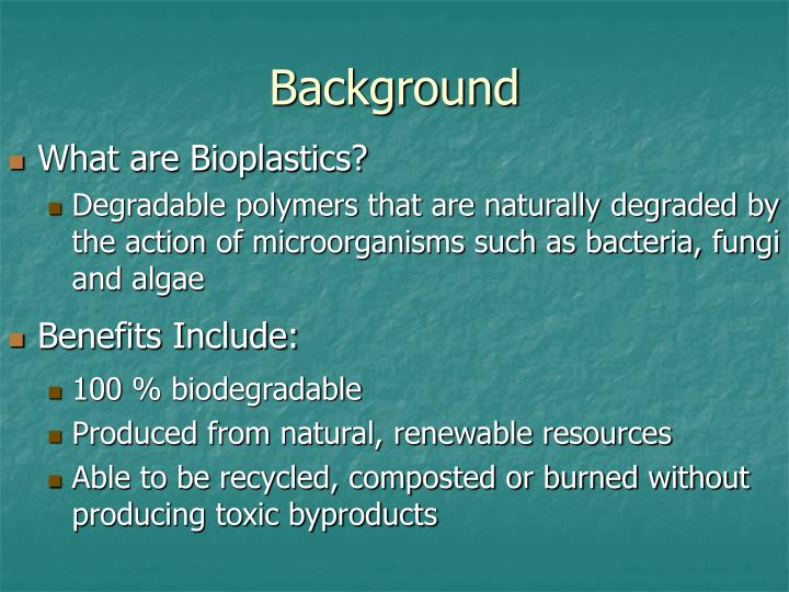 PPT - Biodegradable Plastics Produced by Microorganisms PowerPoint ...