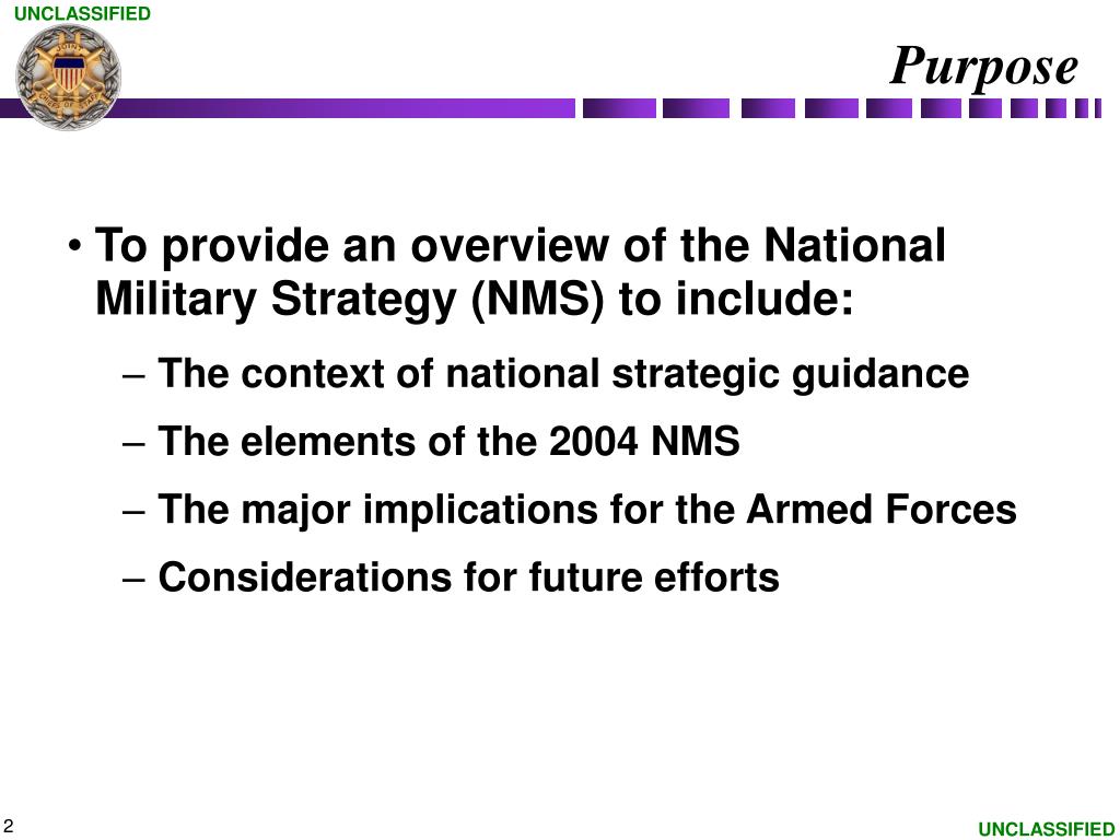 PPT - National Military Strategy Precision Strike Association Winter ...