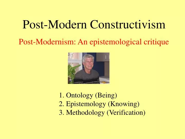 PPT - Post-Modern Constructivism PowerPoint Presentation - ID:1212681