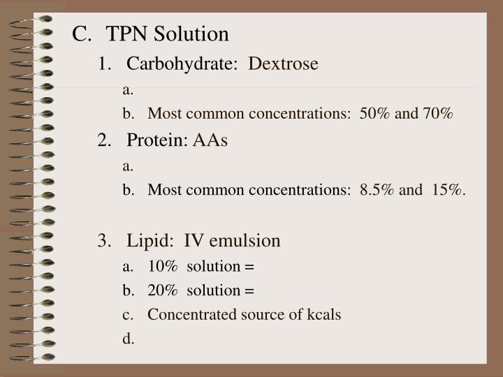 PPT - Parenteral Nutrition PowerPoint Presentation - ID:1213549