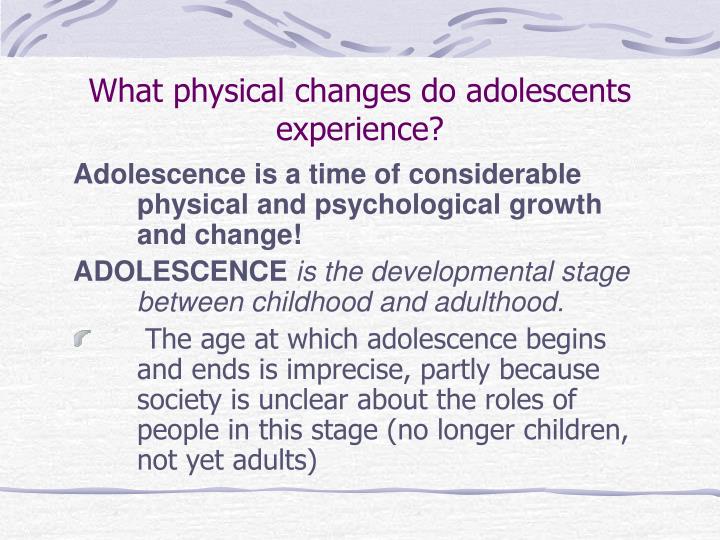 PPT - Chapter 11: Adolescence: Physical and Cognitive Development ...