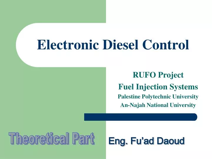 PPT - Electronic Diesel Control PowerPoint Presentation, free download ...