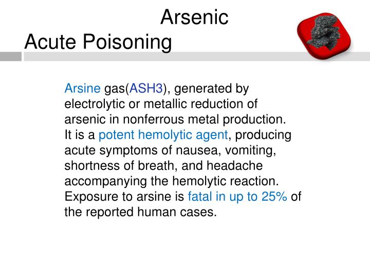 PPT - Lead and Arsenic Toxicity PowerPoint Presentation - ID:1218775