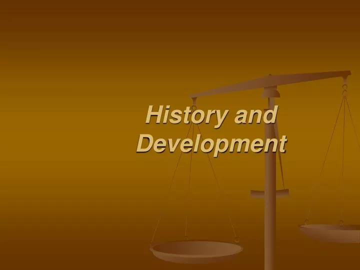 PPT - History and Development PowerPoint Presentation, free download ...