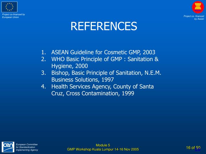 PPT - SUPPLEMENTARY ASEAN GMP TRAINING MODULE PERSONNEL HYGIENE ...