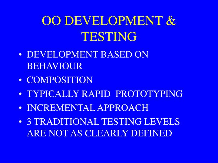 PPT - OBJECT ORIENTED TESTING PowerPoint Presentation - ID:1219885