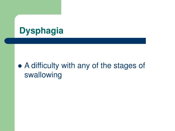PPT - Dysphagia Education PowerPoint Presentation - ID:1220673
