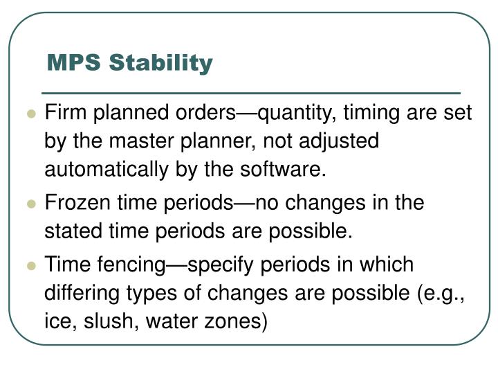 PPT - Master Production Scheduling PowerPoint Presentation - ID:1221300