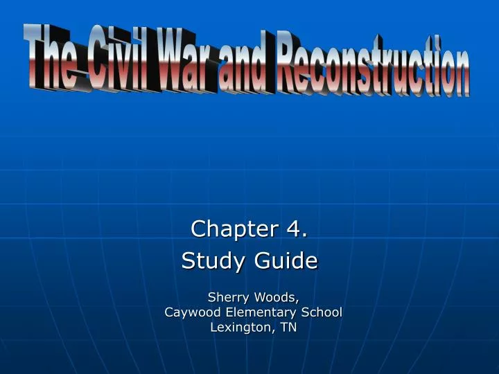 PPT - Chapter 4. Study Guide PowerPoint Presentation, free download ...