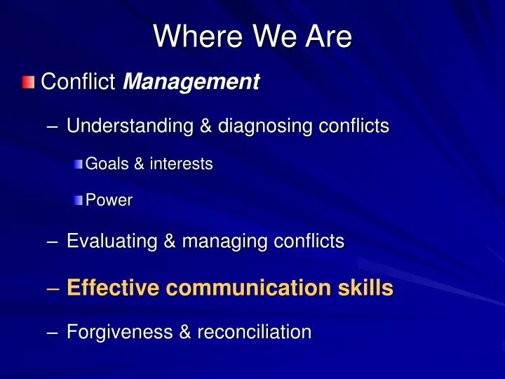 PPT - Where We Are PowerPoint Presentation, free download - ID:1221545