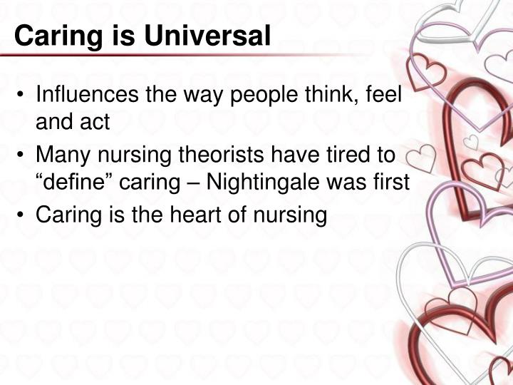 PPT - Caring in Nursing PowerPoint Presentation - ID:1221939