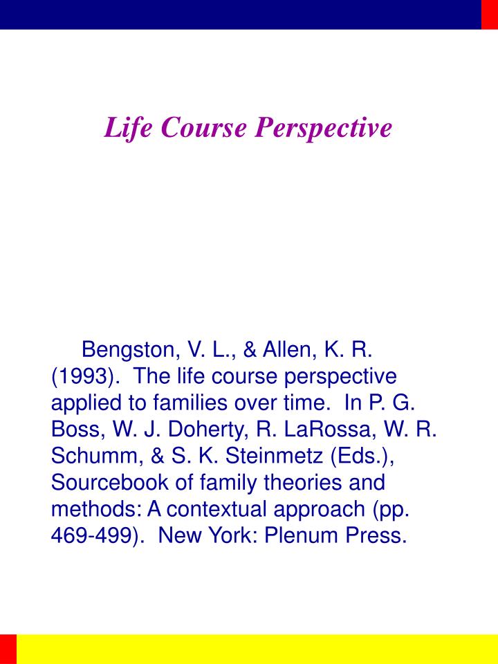 PPT - Life Course Perspective PowerPoint Presentation, free download ...