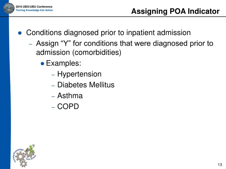 PPT - Briefing: Capturing POA Through Documentation PowerPoint ...