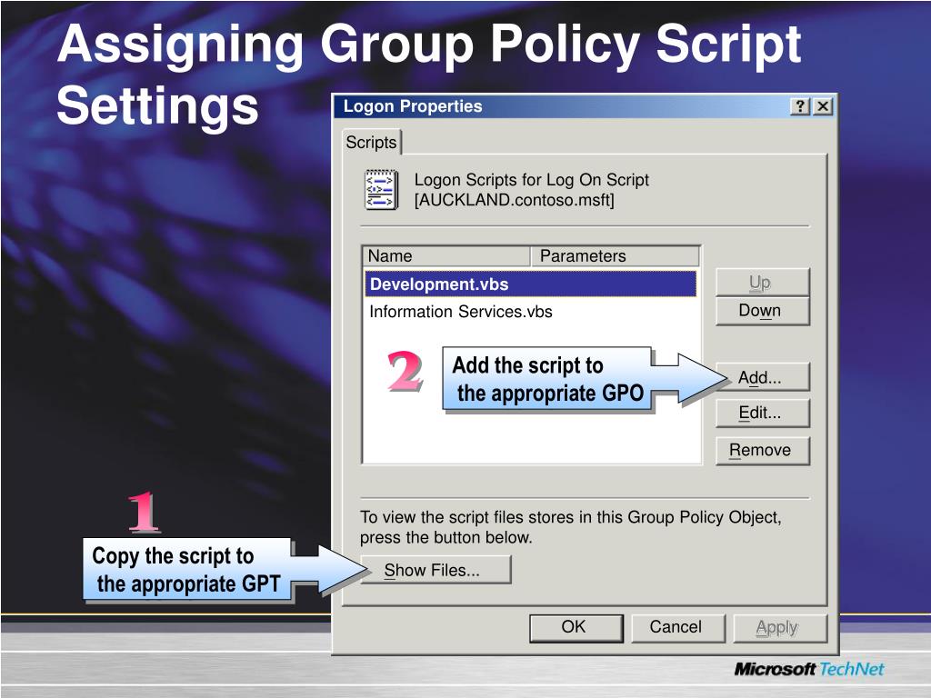 PPT - Windows Server 2003 群組原則設定與管理 PowerPoint Presentation - ID:1222458