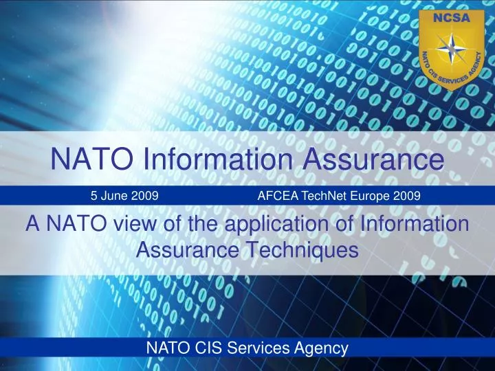 PPT - NATO Information Assurance PowerPoint Presentation, free download ...
