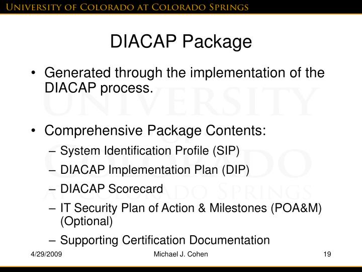 PPT - Practical DIACAP Implementation PowerPoint Presentation - ID:1222615