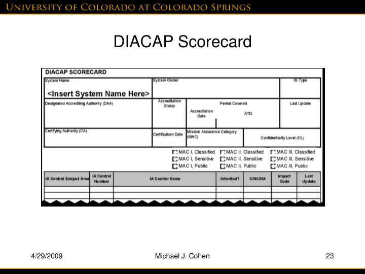 PPT - Practical DIACAP Implementation PowerPoint Presentation - ID:1222615