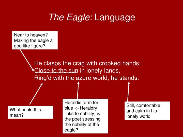 PPT - The Eagle by Alfred Lord Tennyson PowerPoint Presentation - ID ...