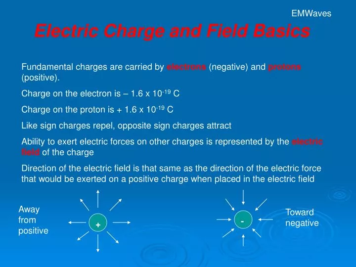 PPT - Electric Charge and Field Basics PowerPoint Presentation, free ...