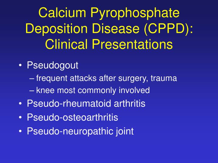 PPT - Crystal-induced Arthropathy: Gout and Pseudogout PowerPoint ...