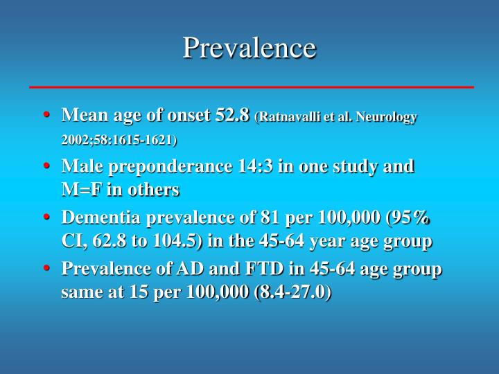 PPT - Frontotemporal Dementia PowerPoint Presentation - ID:1224517