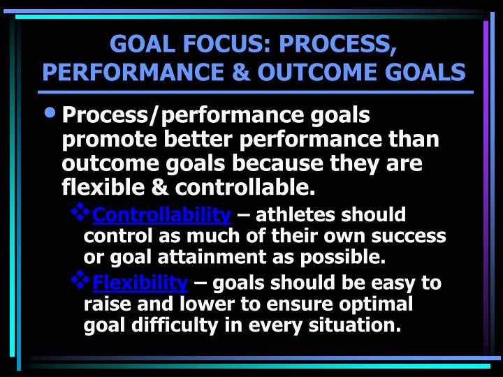 PPT - GOAL SETTING IN SPORT AND PHYSICAL ACTIVITY PowerPoint ...