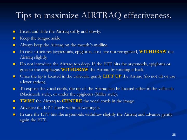 PPT - AIRTRAQ LARYNGOSCOPE PowerPoint Presentation - ID:1224983