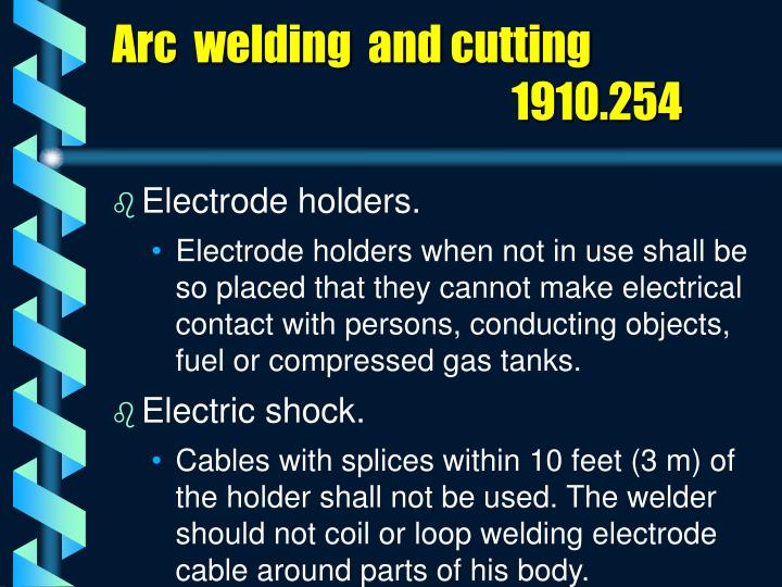 PPT - Welding 1910 Subpart Q PowerPoint Presentation - ID:1225046