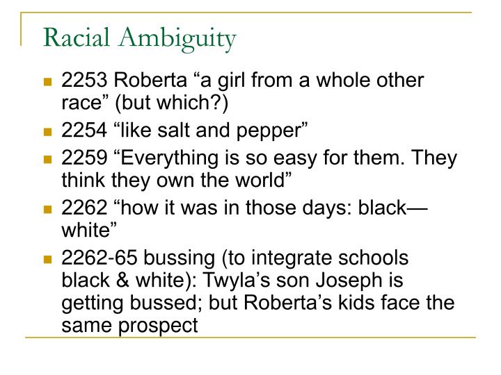 PPT - “Recitatif” (1983) PowerPoint Presentation - ID:1225586