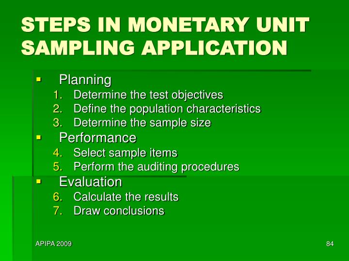 PPT - STATISTICAL SAMPLING FOR AUDITORS PowerPoint Presentation - ID ...