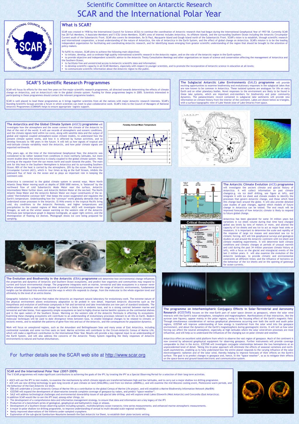 PPT - Scientific Committee on Antarctic Research SCAR and the ...