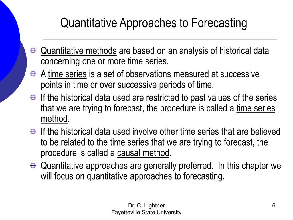 Quantitative Methods Quantitative Methods